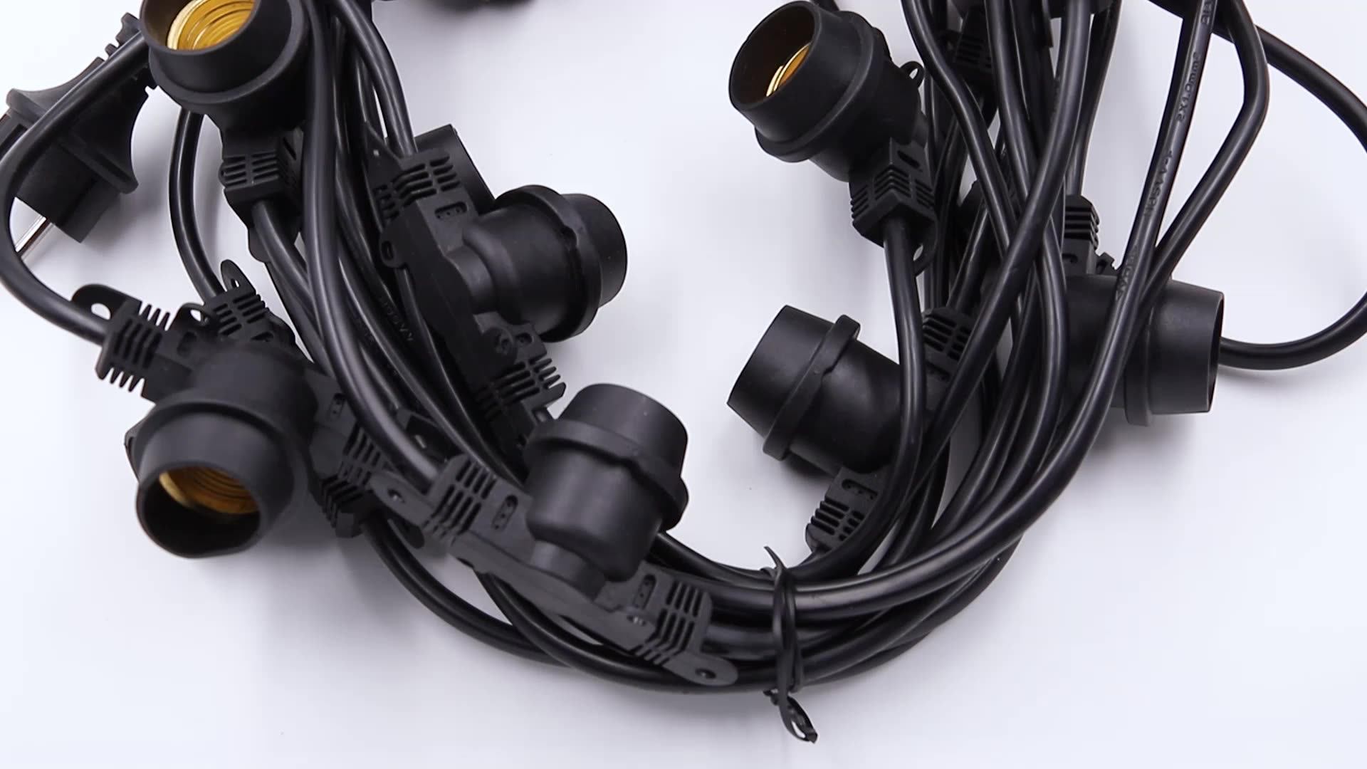 Commercial Outdoor E27 Led String Light Cable Waterproof - Buy Led ...