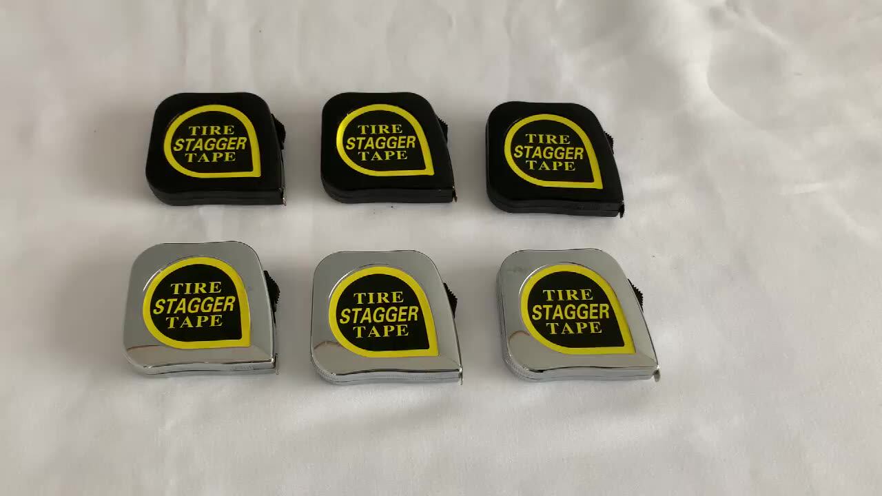 Universal Multifunctional Magnetic Back Silver Color Tire Stagger Tape ...