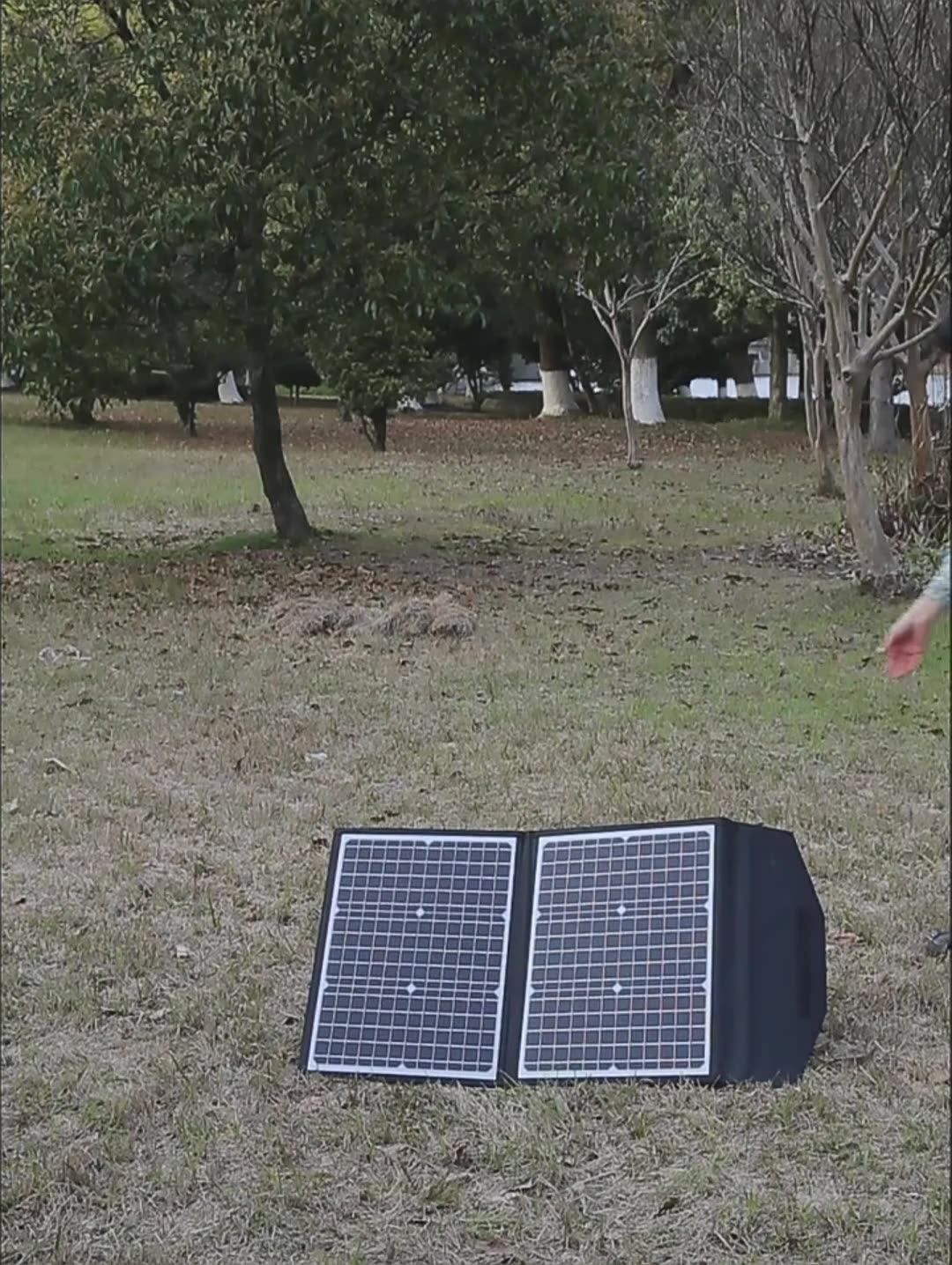 Foldable Solar Panel 400w Folding Portable Solar Panel Solar Blanket ...