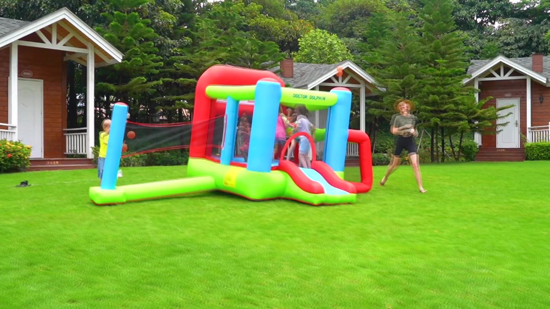 Factory Oxford Nylon Customized Playground Yard Kids Inflatable Bouncy ...