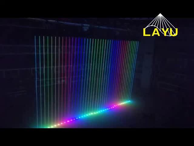 P60 Series 10 Head Laser Curtain Rgb Full Color Thin Beam Red Rgb Laser ...