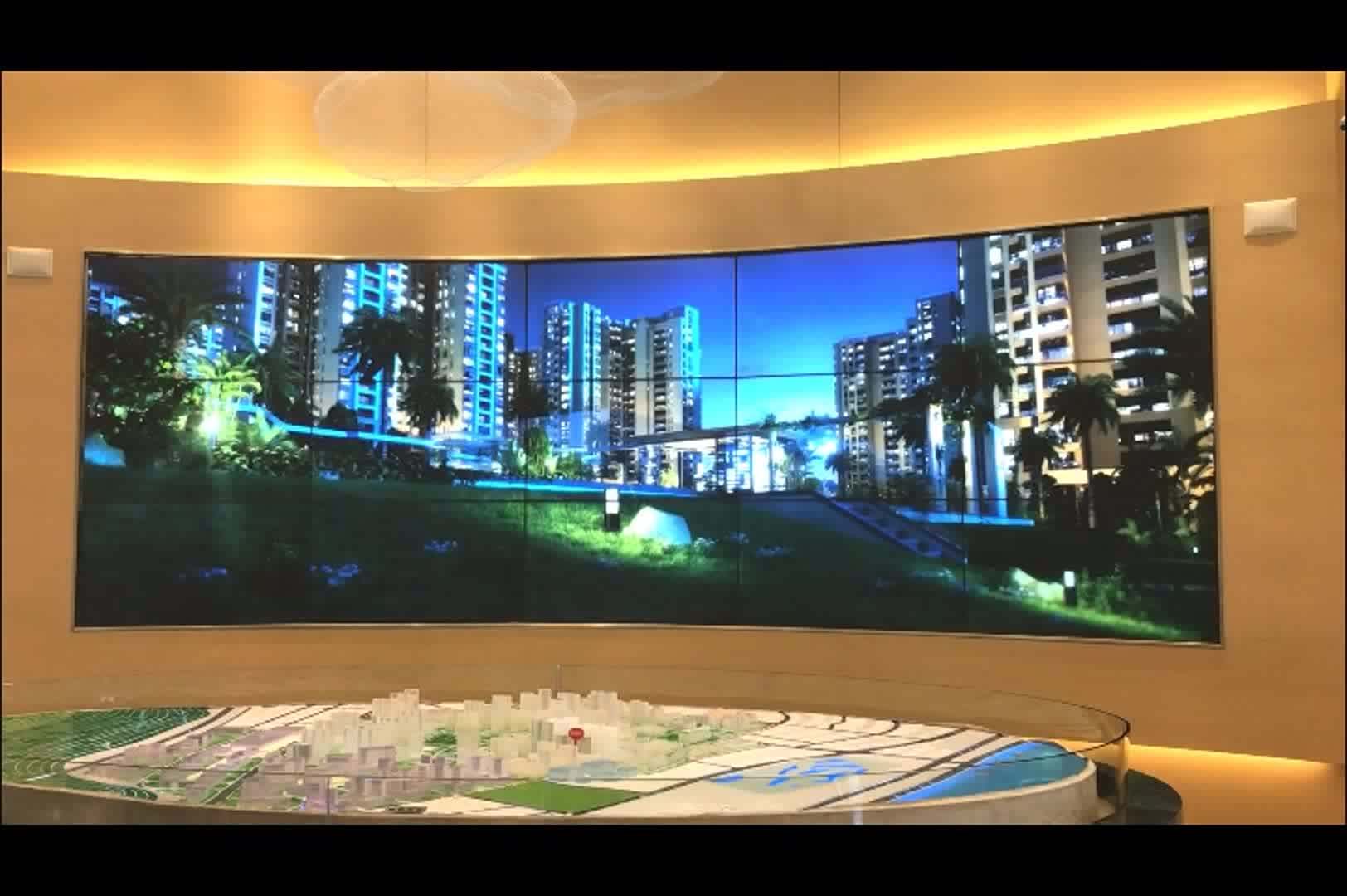 49 Inch 3.5mm 3x3 Full Hd Lcd Video Wall Display 3x3 Lcd Video Wall ...