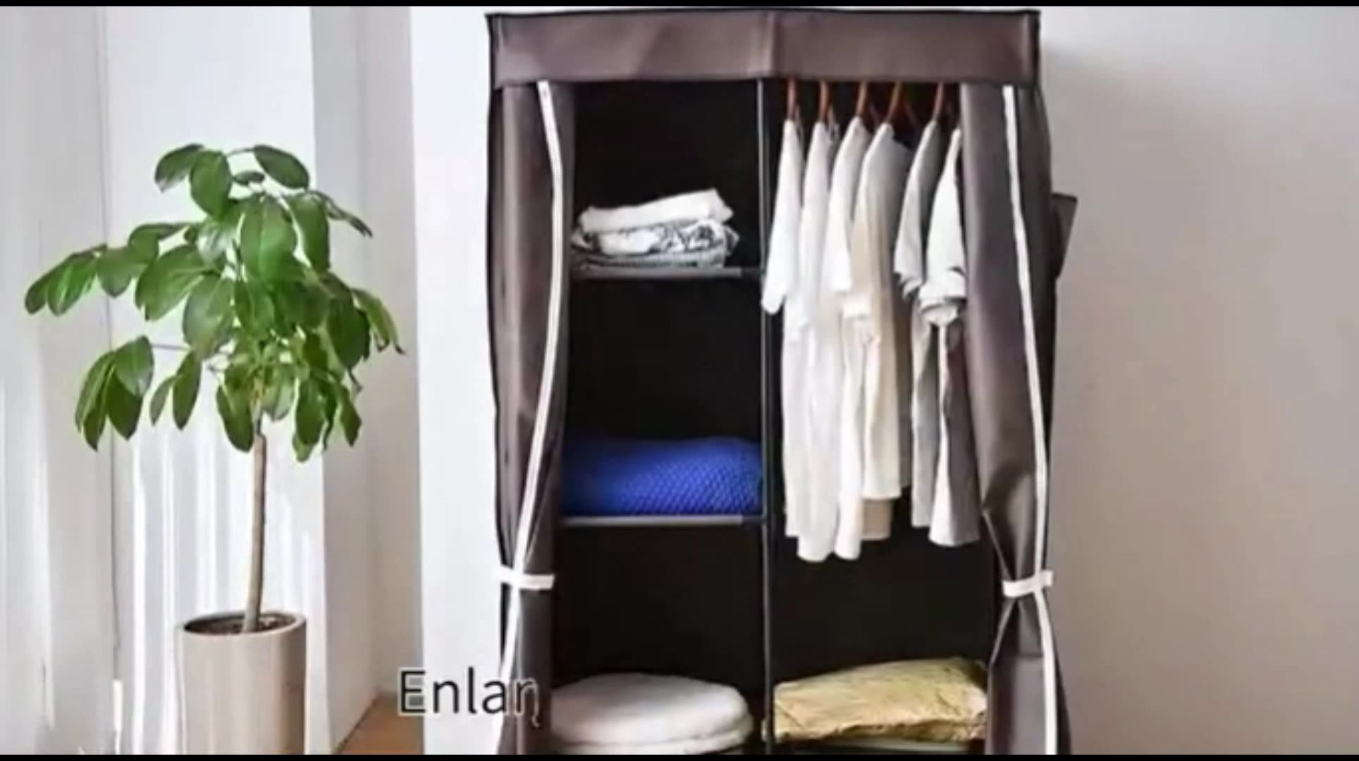 Multifunction Wardrobe Finishing Wardrobe-style Storage Shelves Non ...