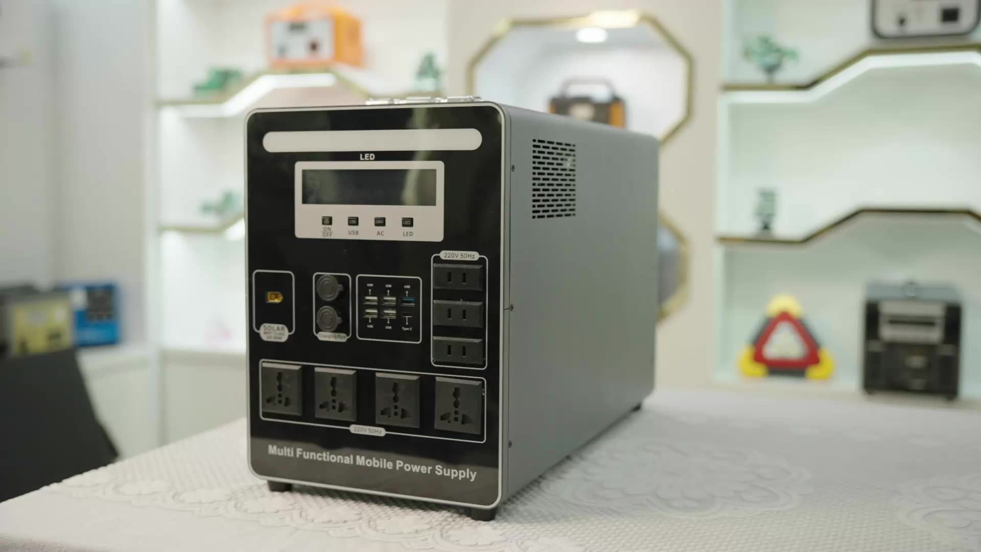 Portable Off-grid Solar Generator 2000w-3000w 110v-220v Lithium Ion ...