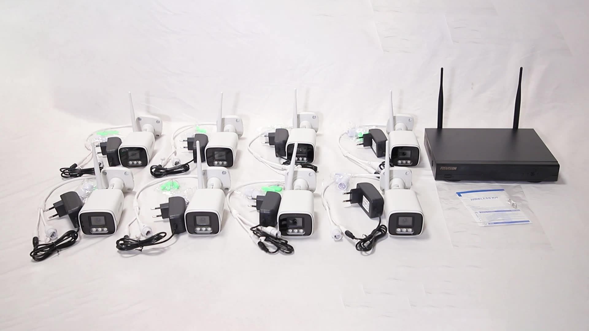 Wireless Home 8ch 5mp Cctv Surveillance Kit Indoor Outdoor Wifi Camera ...