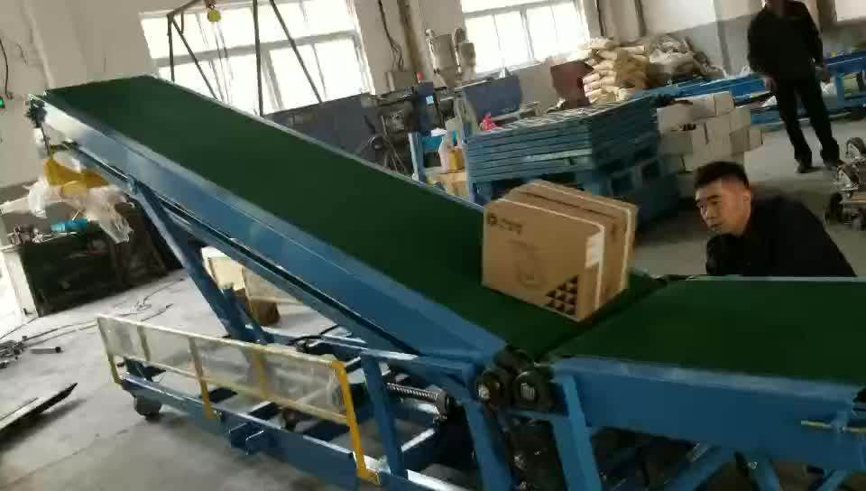 Truck Loading Conveyor With Flexible Part Conveyor For Cement Loading ...