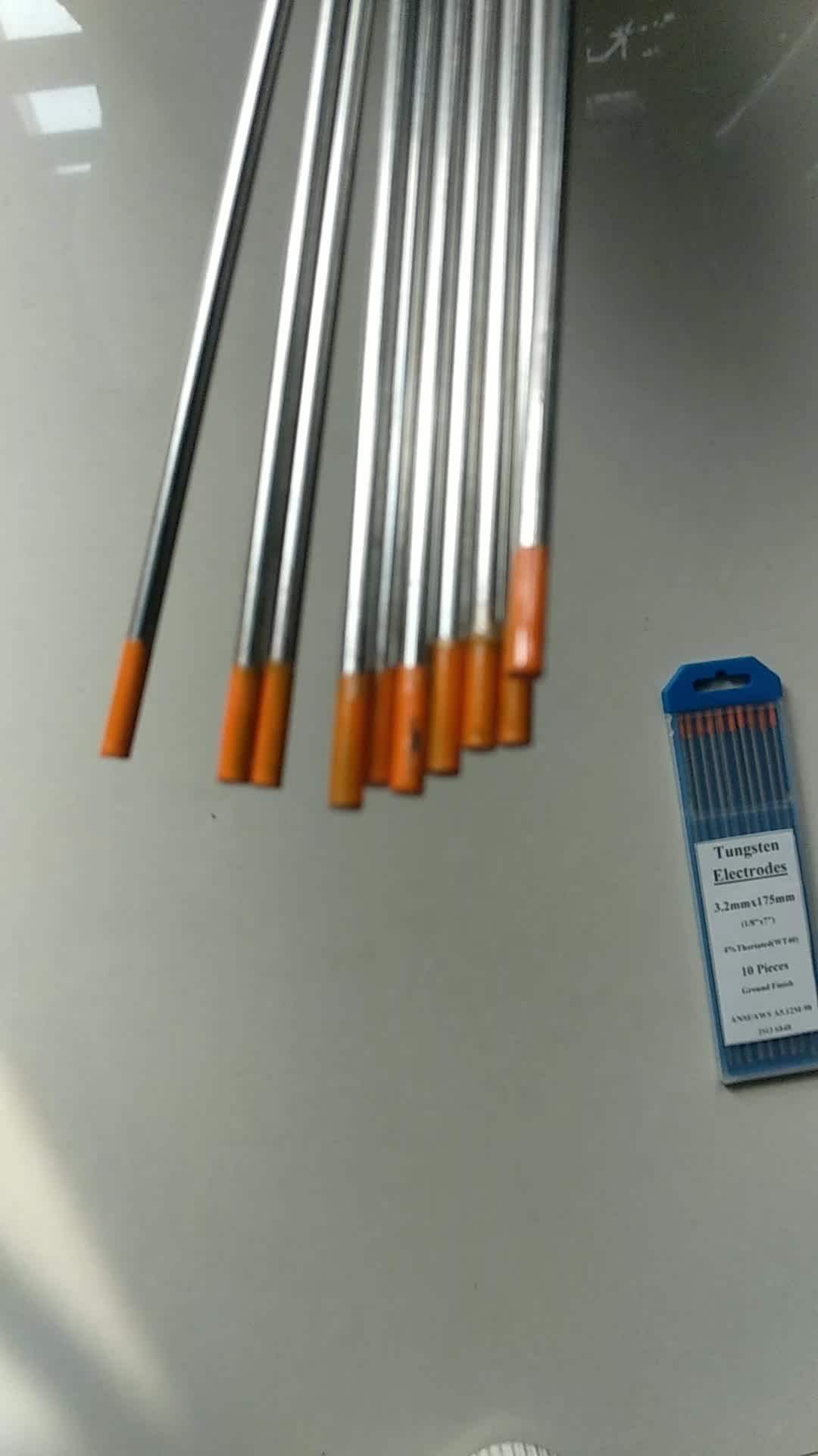 Red Tip Wt20 Thoriated Tungsten Electrode Rod For Tig Welding - Buy ...