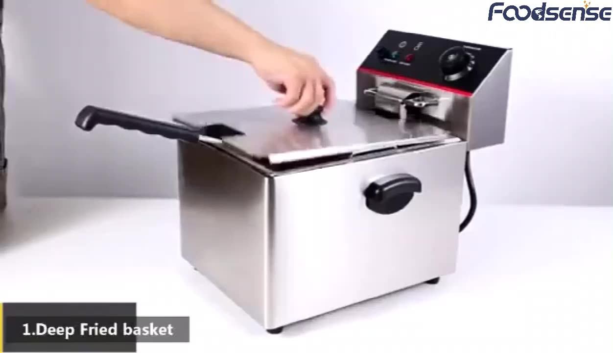 Kfc Restaurant Kitchen Equipment Stainless Steel 201 Chips Fryer ...