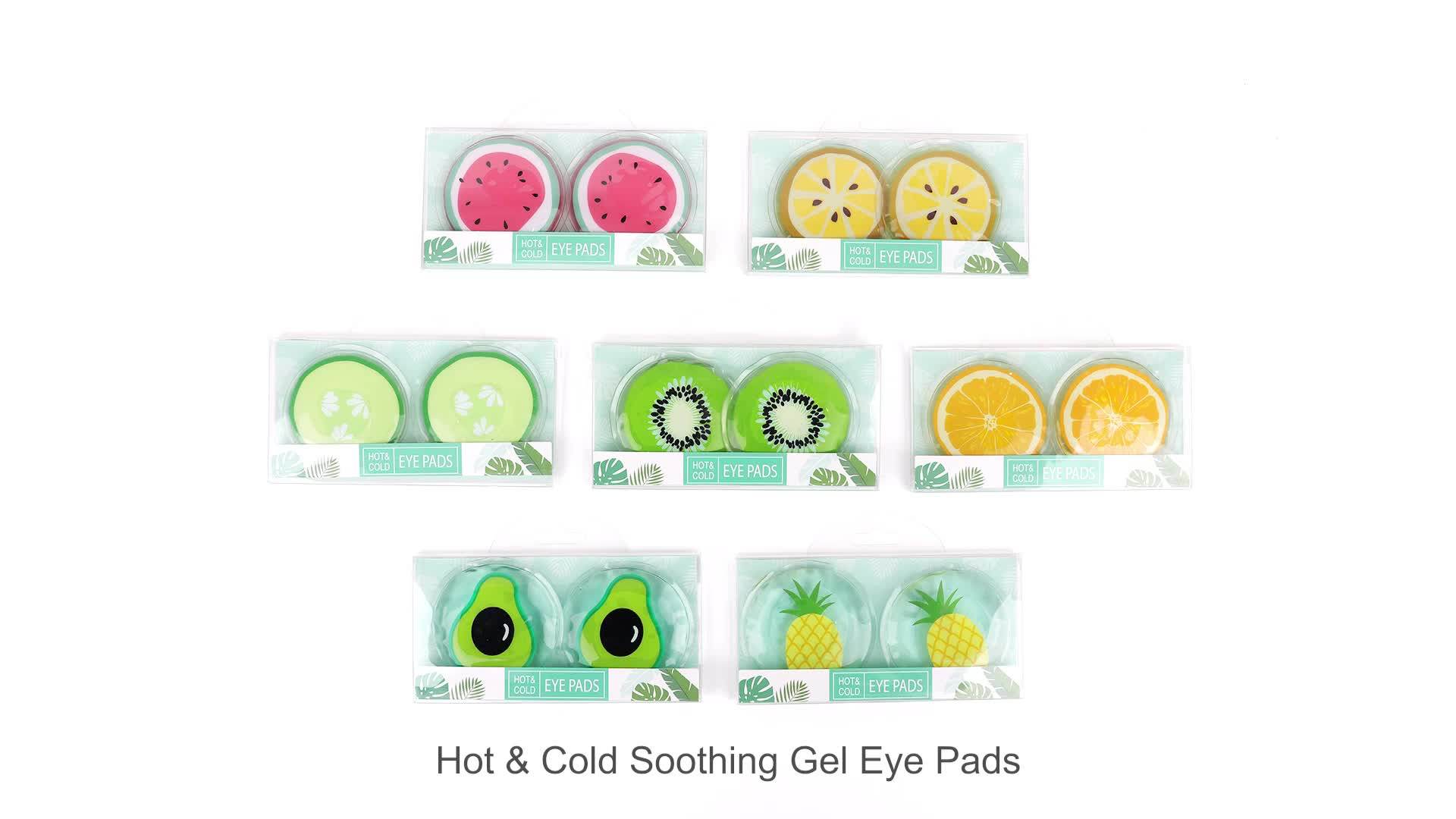 Factory Fruit Printing Custom Design Eye Gel Pads Cooling Hot And Cold ...