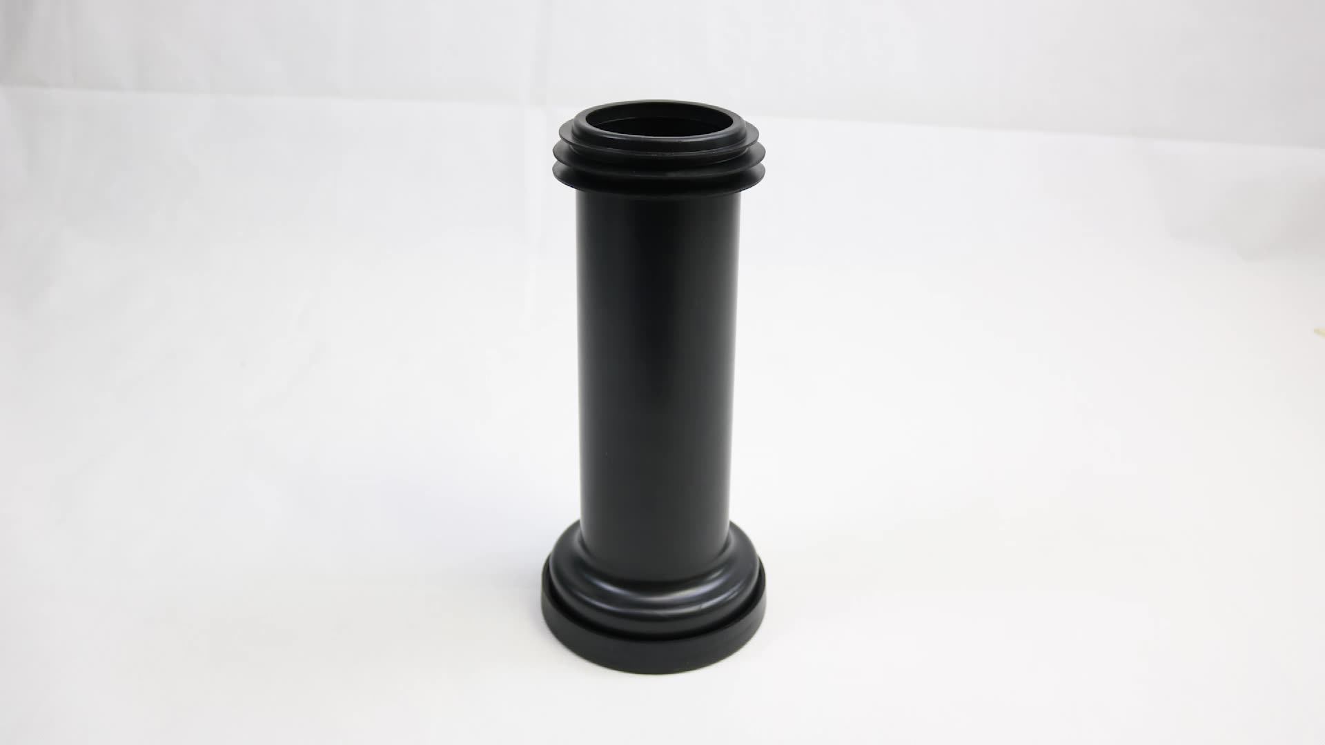 Black Color Toilet Connect Cistern Pipe In Wall Cistern Inlet Outlet ...