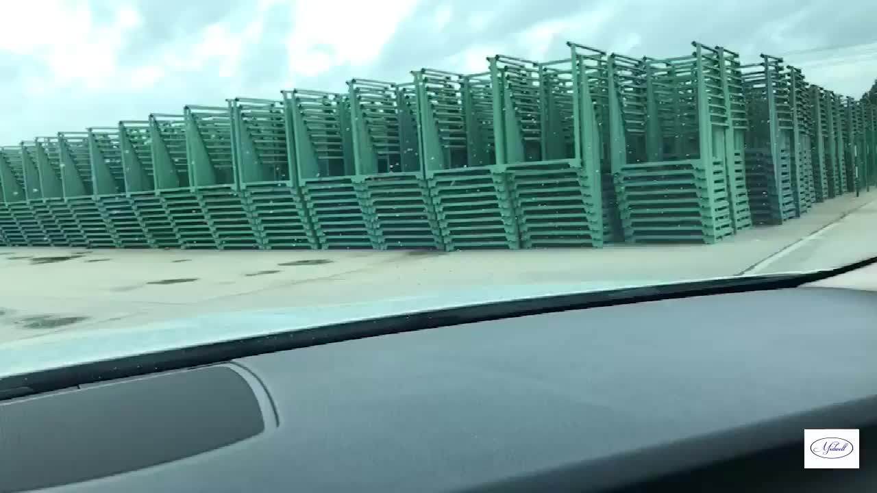 Transport Metal Nestable Intainer Racks Warehouse Storage Steel ...