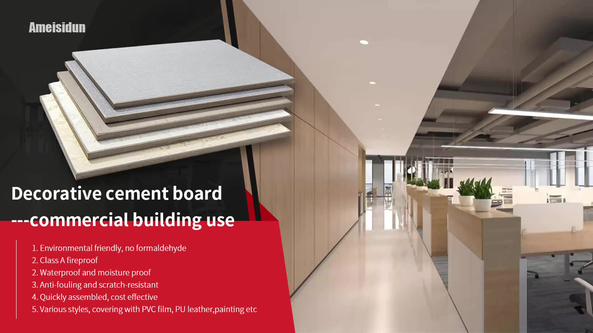 High Performance Fibre Cement Panel Fiber Cement Board For Exterior ...