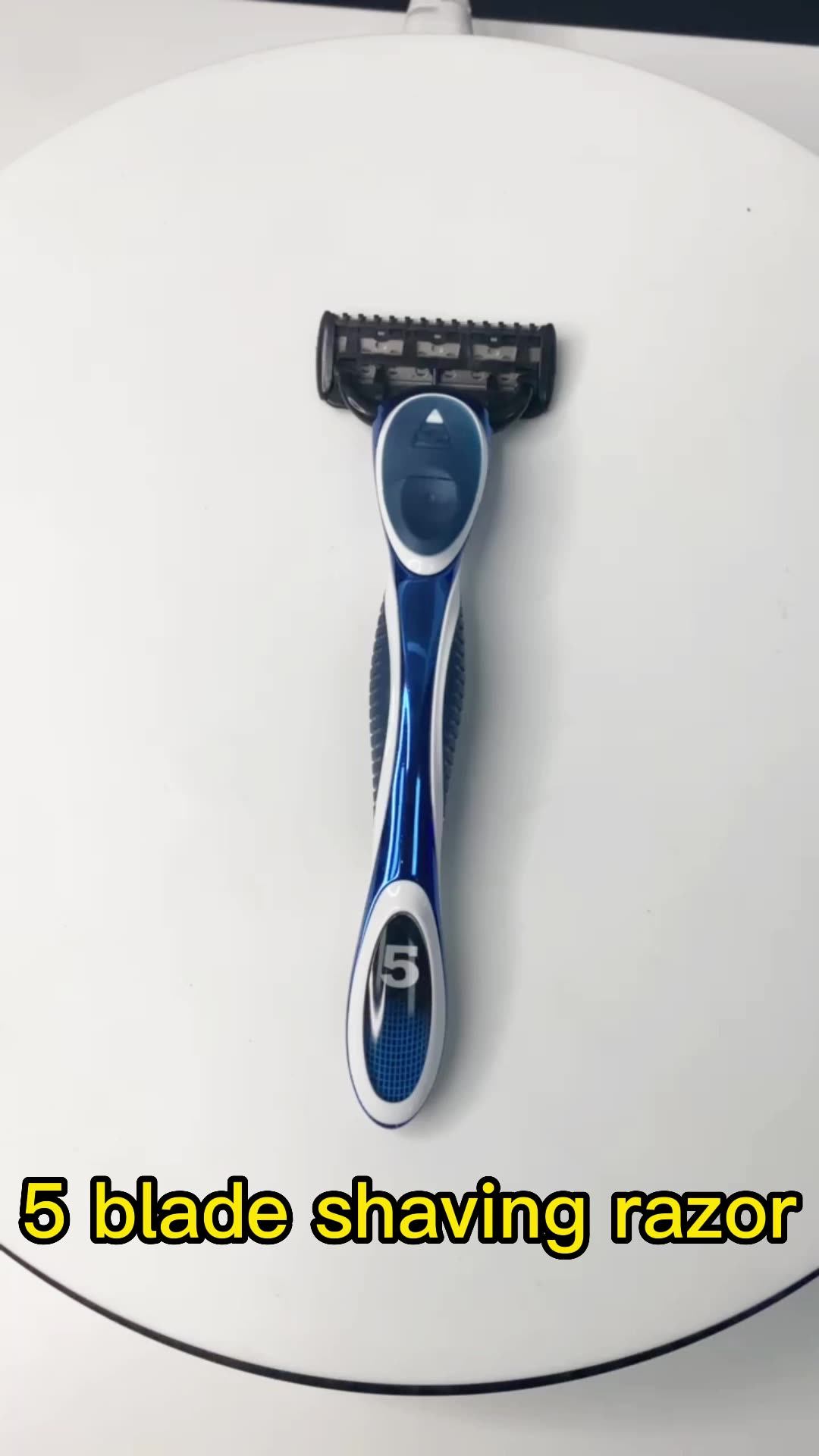 Customized New Design Pack 5 Blade Razor System Razor 5 Blades ...