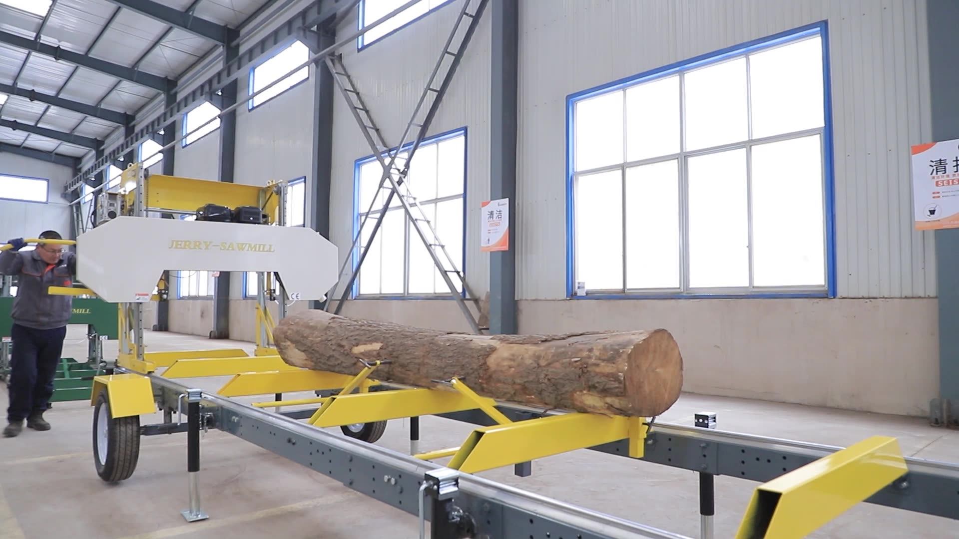 Jierui 2024 Horizontal Wood Band Saw Mill Machine Wood Cutting Bandsaw ...