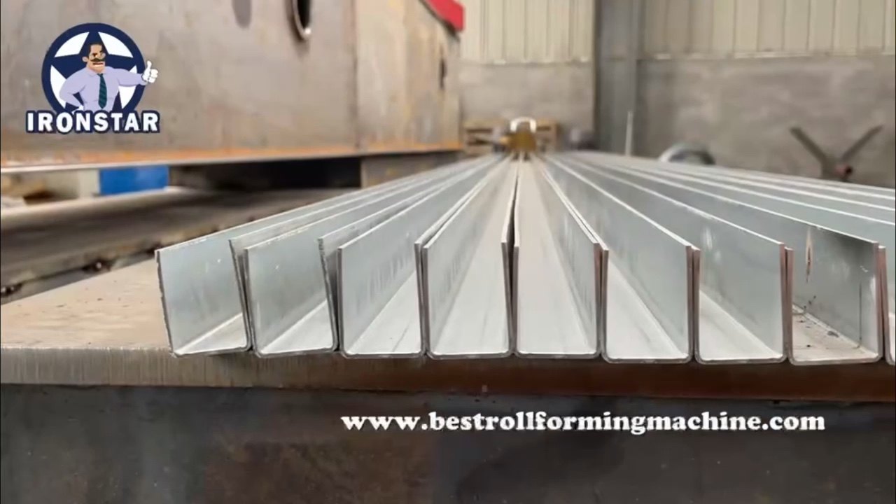 U Guide Rail Roller Shutter Door Making Machine - Buy Guide Rail Making ...