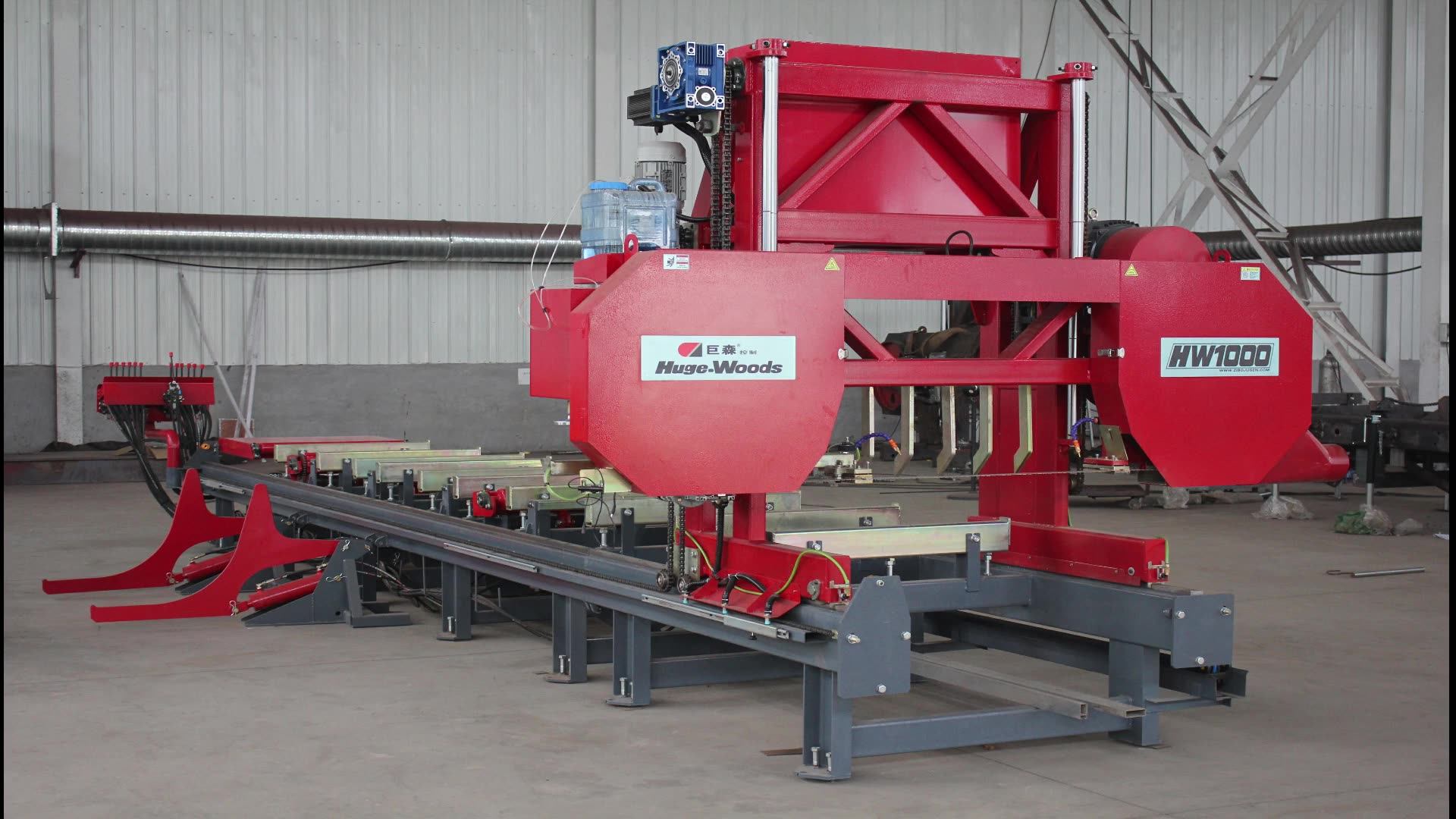 Gantry Band Saw Machine Heavy Duty Woodworking Machinery Big Tree ...