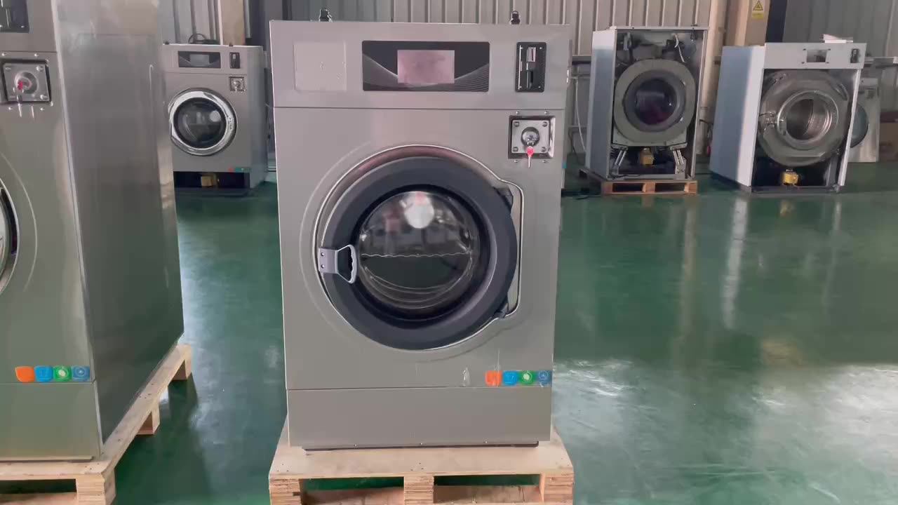 22kg Washer Extractor Soft Mount Washing Machine For Hotel Hospital ...