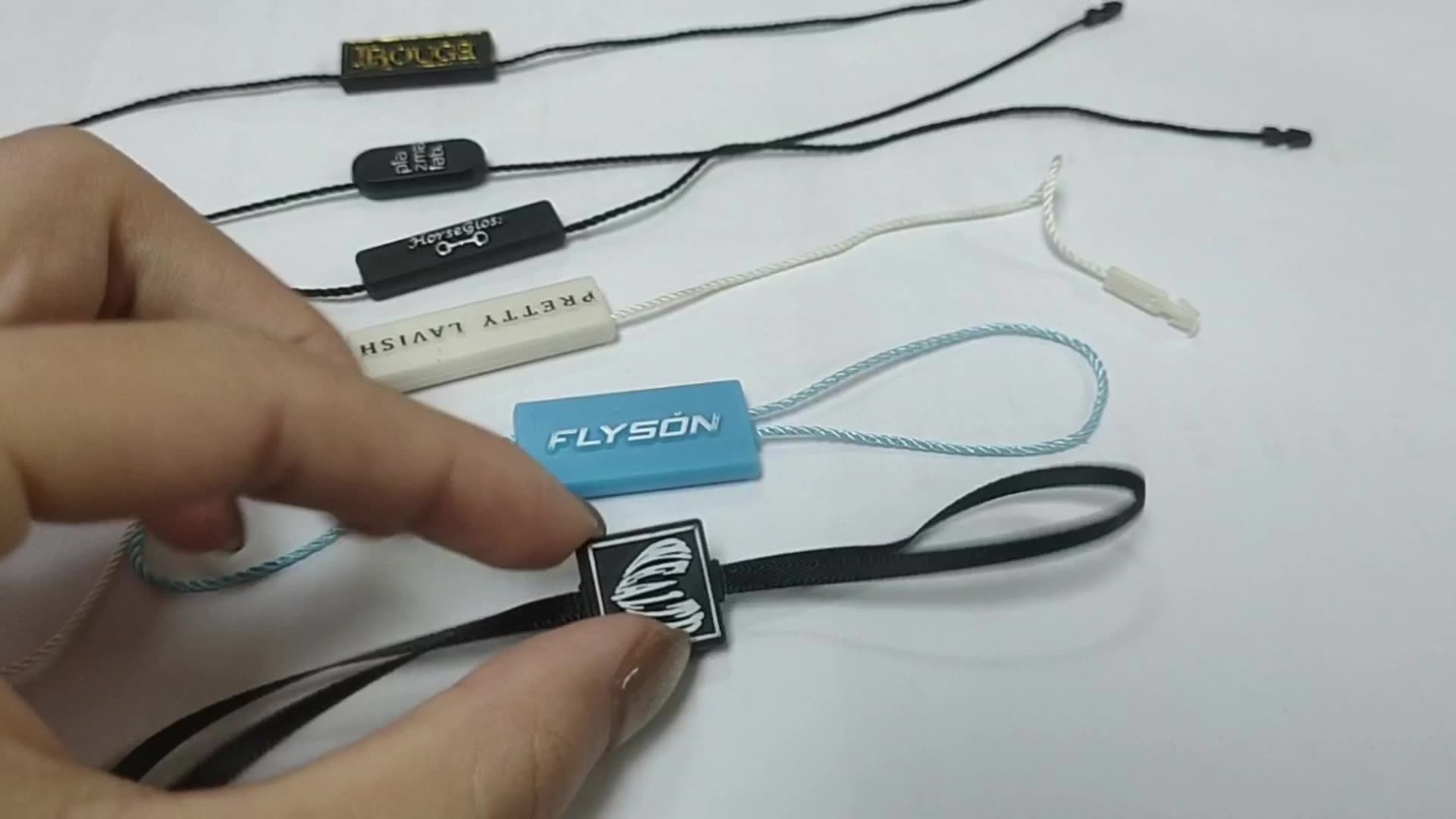 Plastic Waterproof String Seal New Design Injection Custom 3d Embossed ...