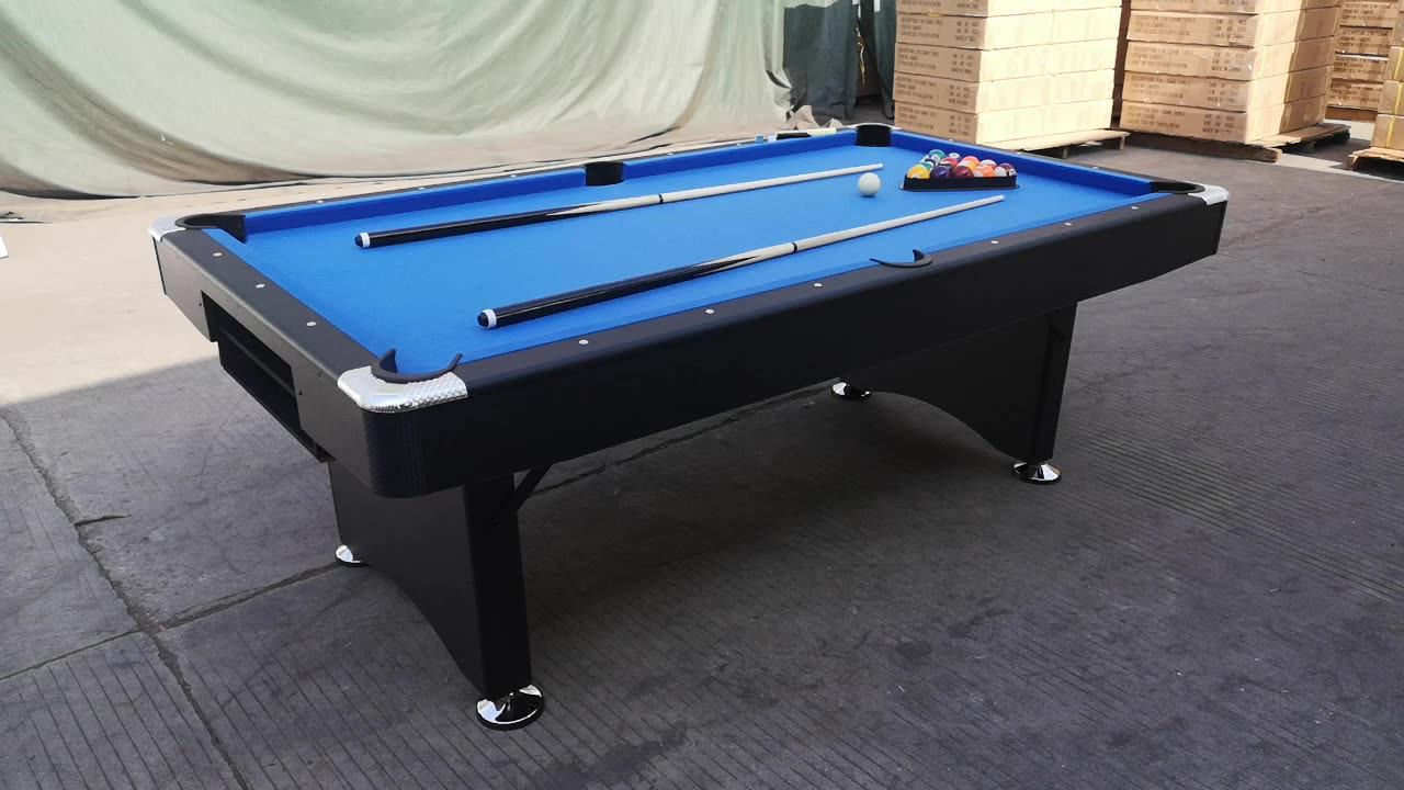 Premium Factory Sell Folding Legs 6ft 7ft Grey Cloth Billiard American ...