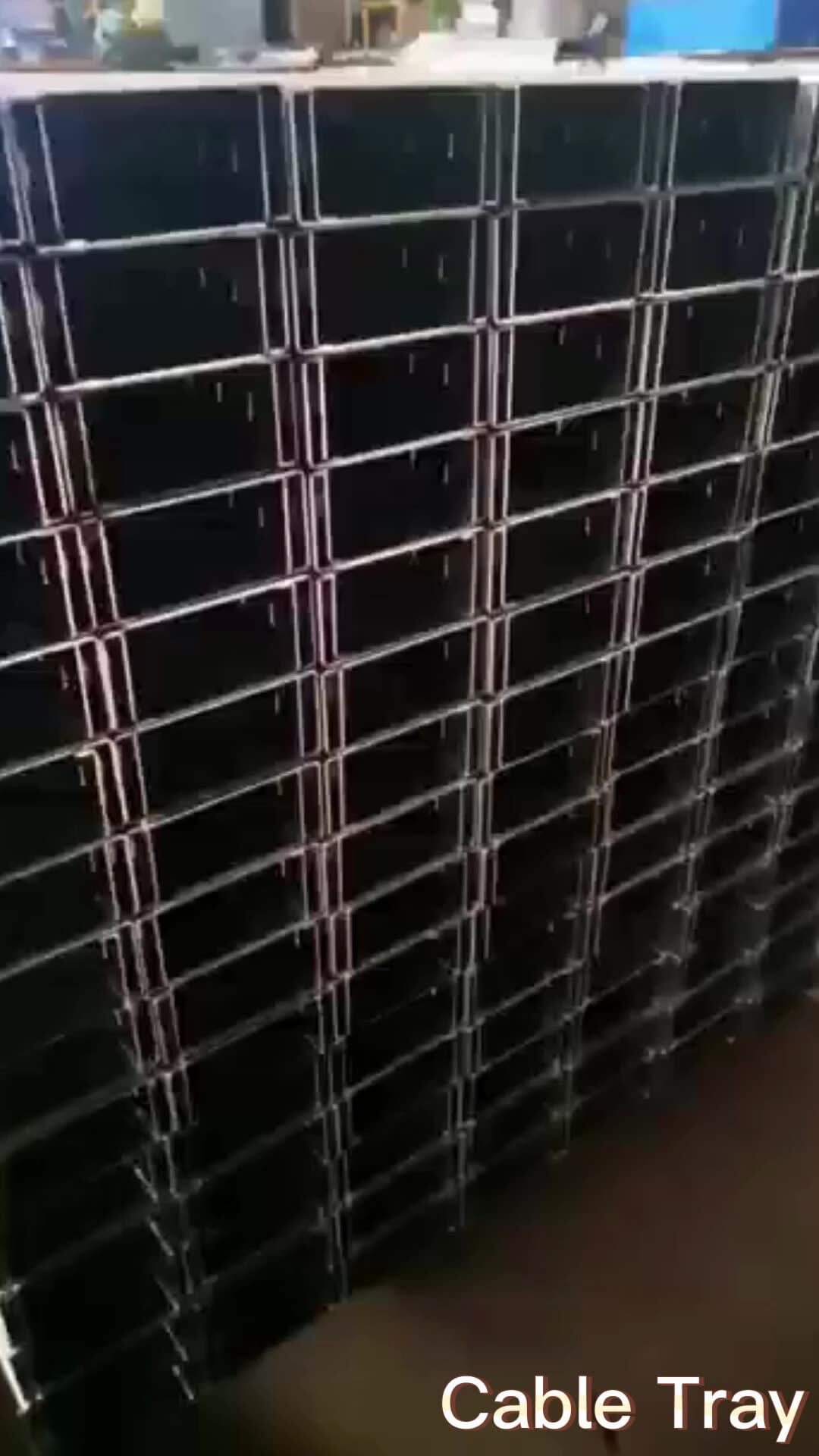 Galvanized Cable Tray Iron Trough Box 200*100 Ladder Type Large Span ...