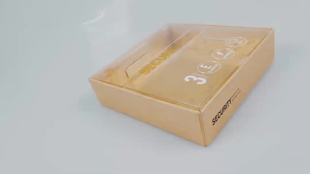 Custom Window Square Packaging Coasters Gift Box - Buy Coasters Gift ...