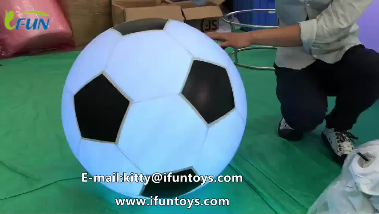 World Cup Giant Inflatable Glow Soccer Touching Ball/color Change ...
