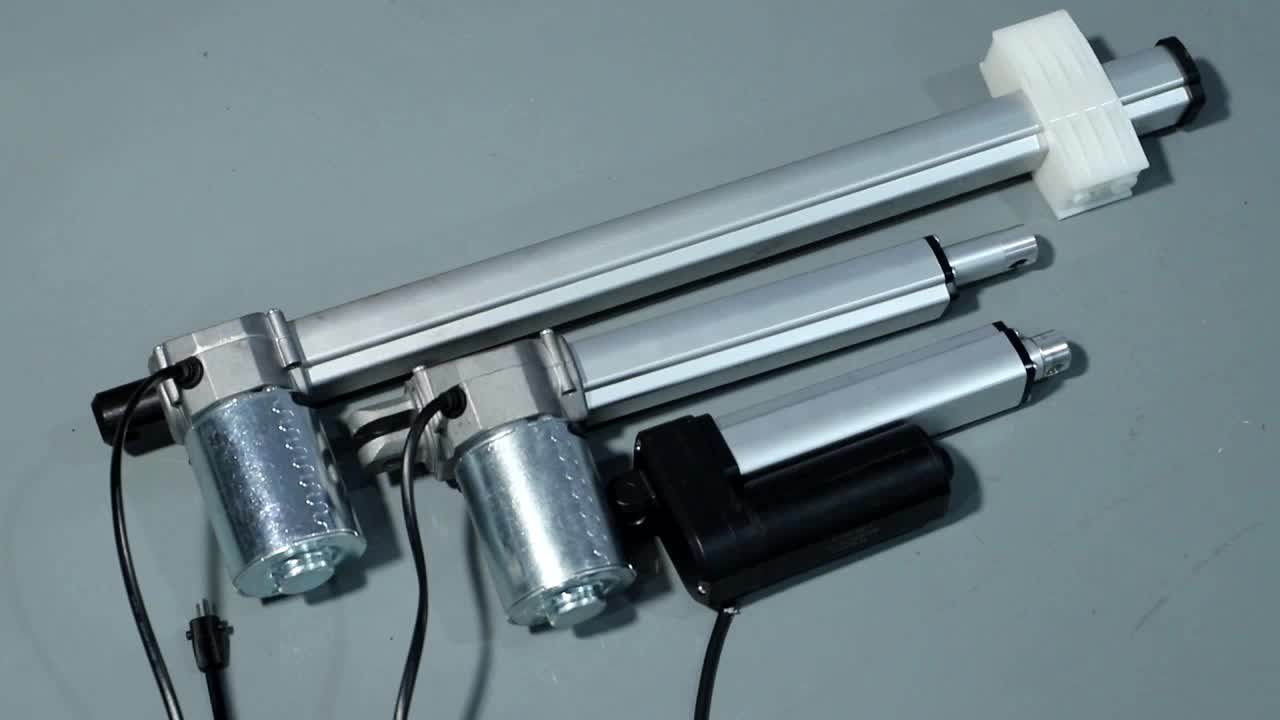 12/24v Dc Electric Linear Actuator With Clutch / Power - Buy High-speed ...
