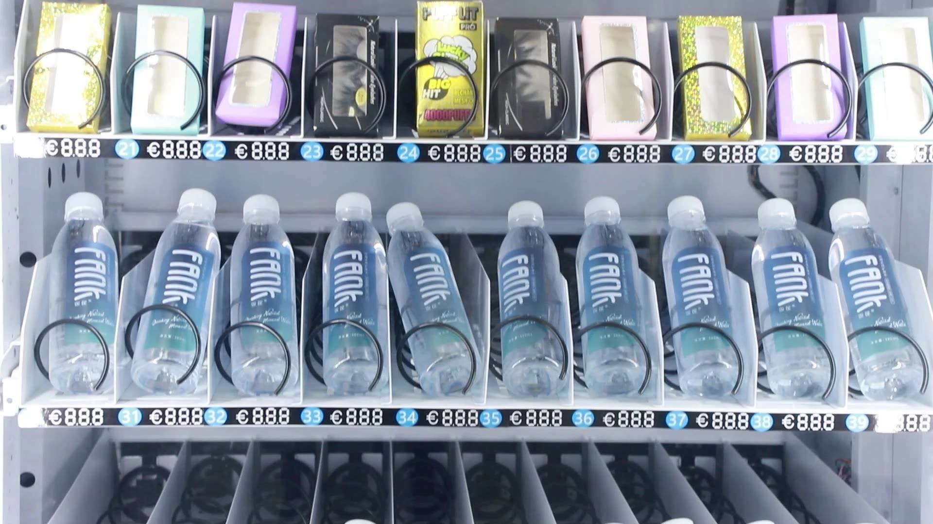 High Tech 24 Hour Automatic Big Touch Screen Food Chips Cold Soft Soda ...