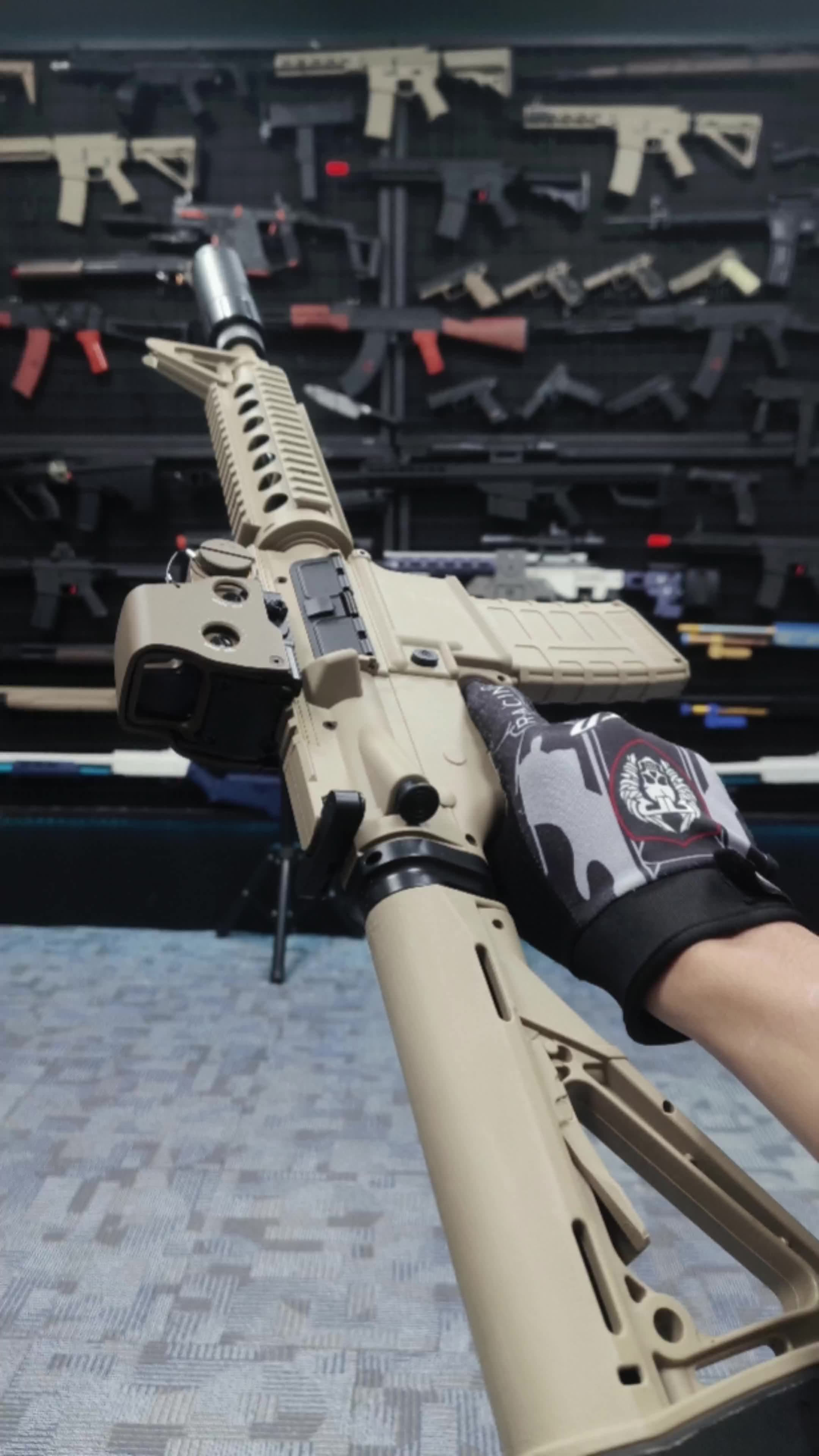 Nylon Mp5 M4a1 Uzi Water Gel Ball Gun Pistola De Hidrogel Metal ...