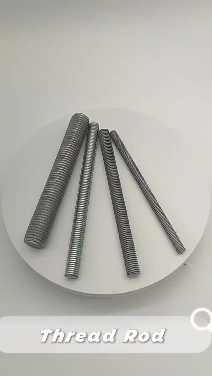 Din975 Din976 Ansi/asme Hgd Galvanized M8 M10 304 316 Stainless Steel ...