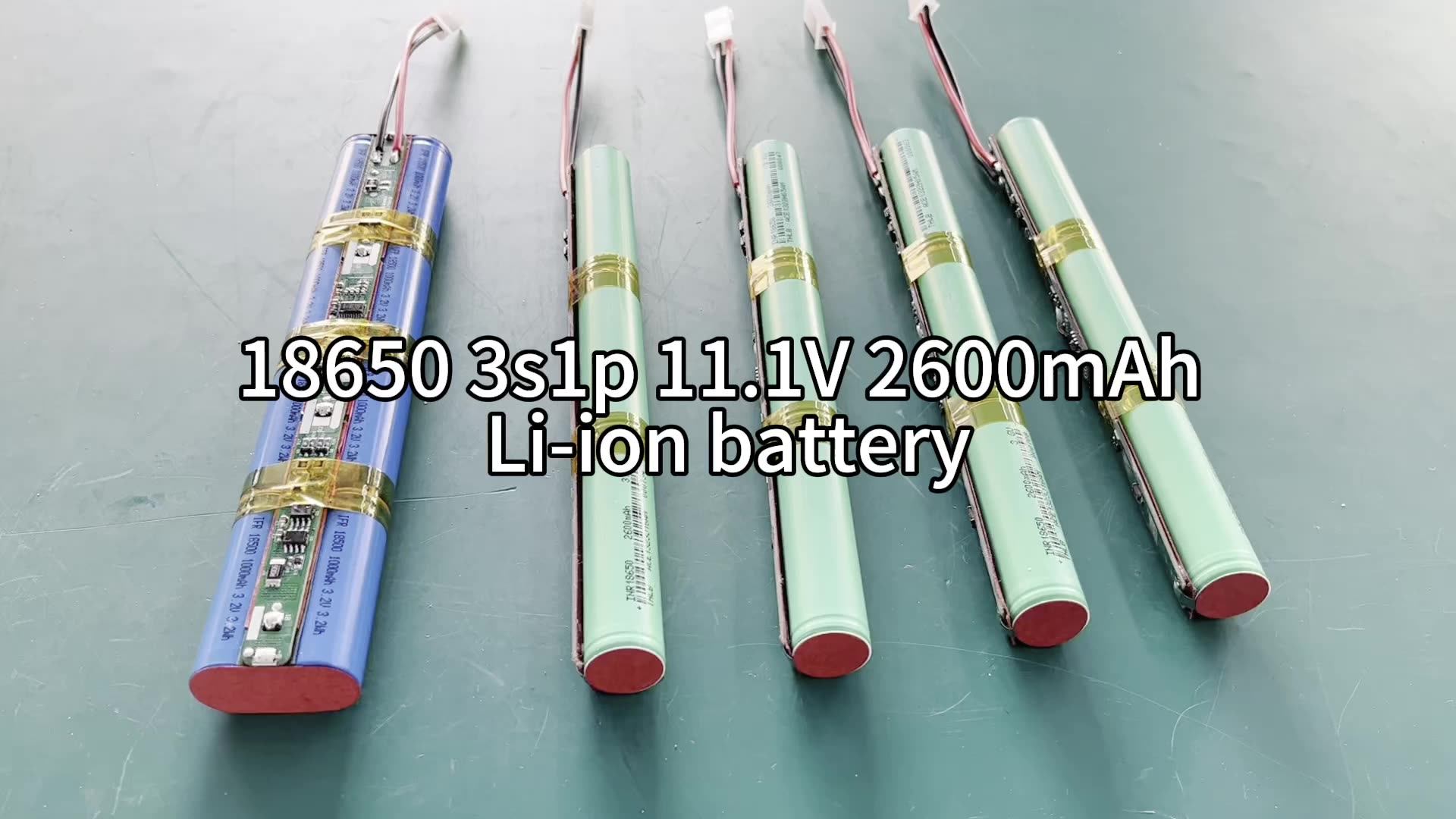 Lithium Ion 18650 Battery Pack 11.1v 2.6ah 3s 2.6ah Li-ion Bms ...