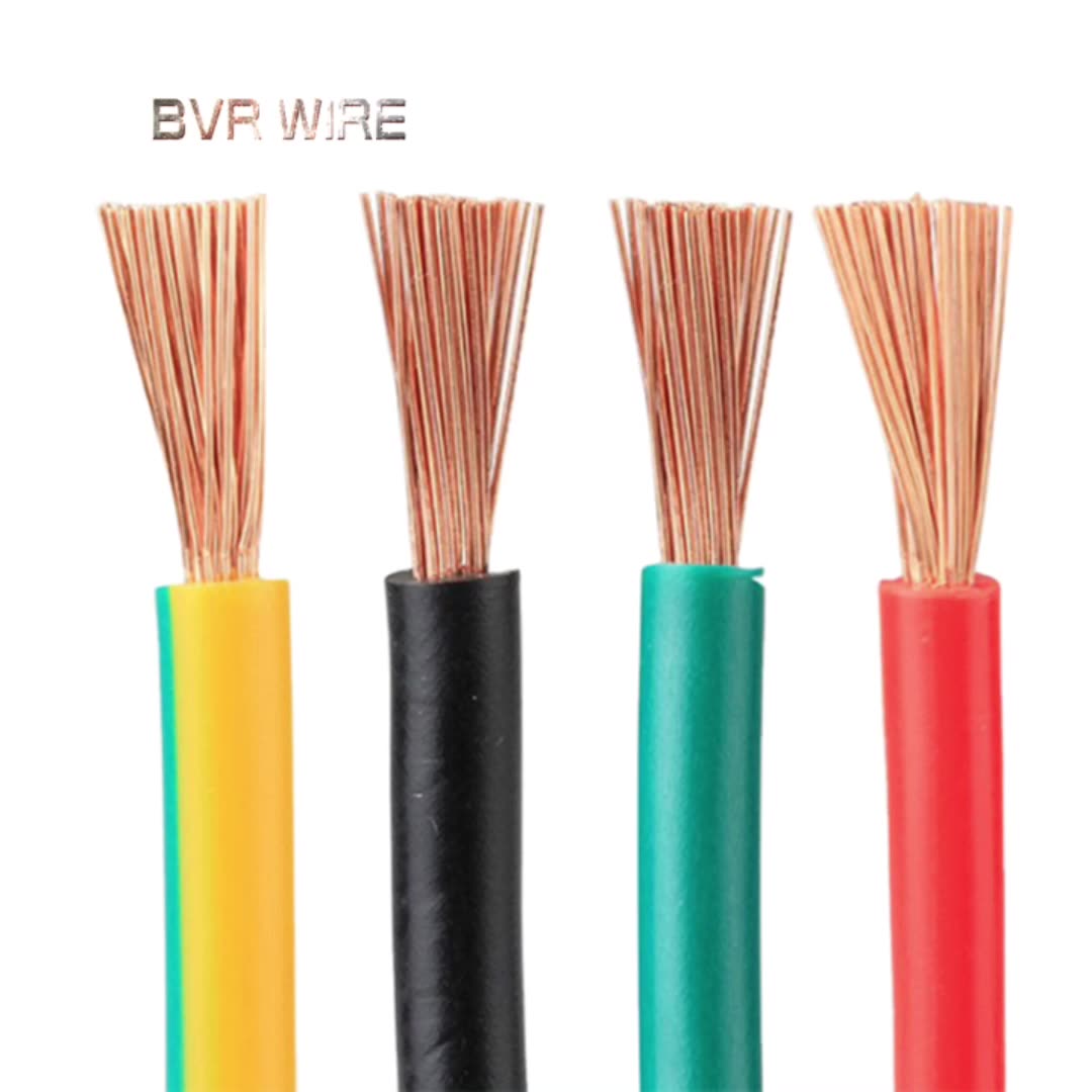 Single Core Copper Wire Bv/bvr 1.5mm 2.5mm 4mm 6mm 10mm Wire And Electrical Electric Cable For ...