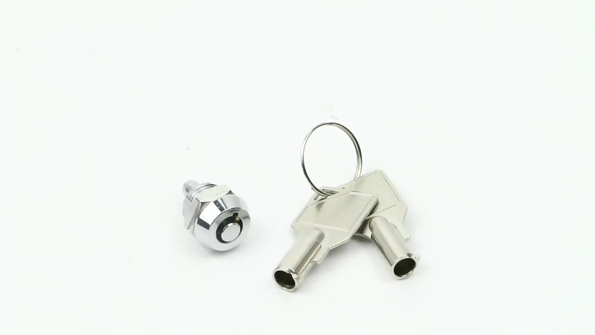 Link- Cabinet Cam Plunger Lock Miniature Spring Tubular Push Lock For ...