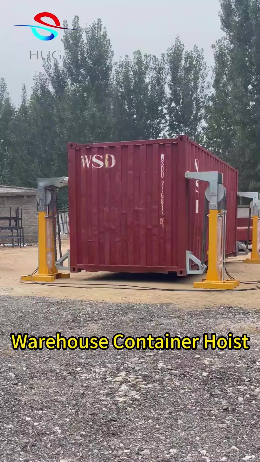 35 Tons Shipping Container Hydraulic Lifting System Jacks Lift - Buy ...