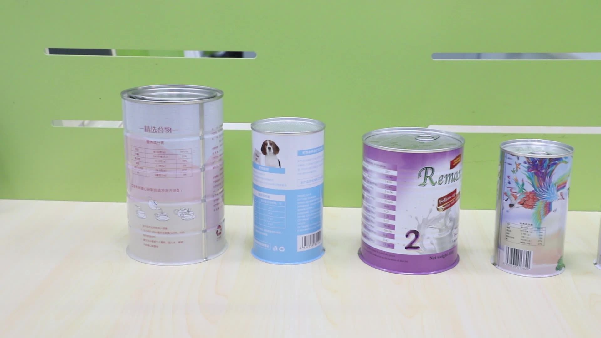 Factory Custom Safe Baby Milk Powder Tin Can With Easy Open End - Buy ...