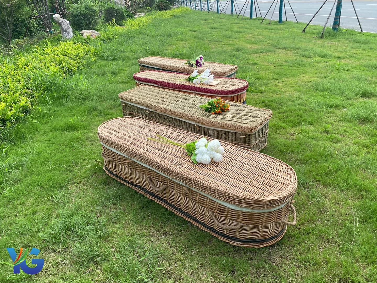 Japan Style Eco Coffin And Cremation Willow Rattan Cane Corn Coffins ...