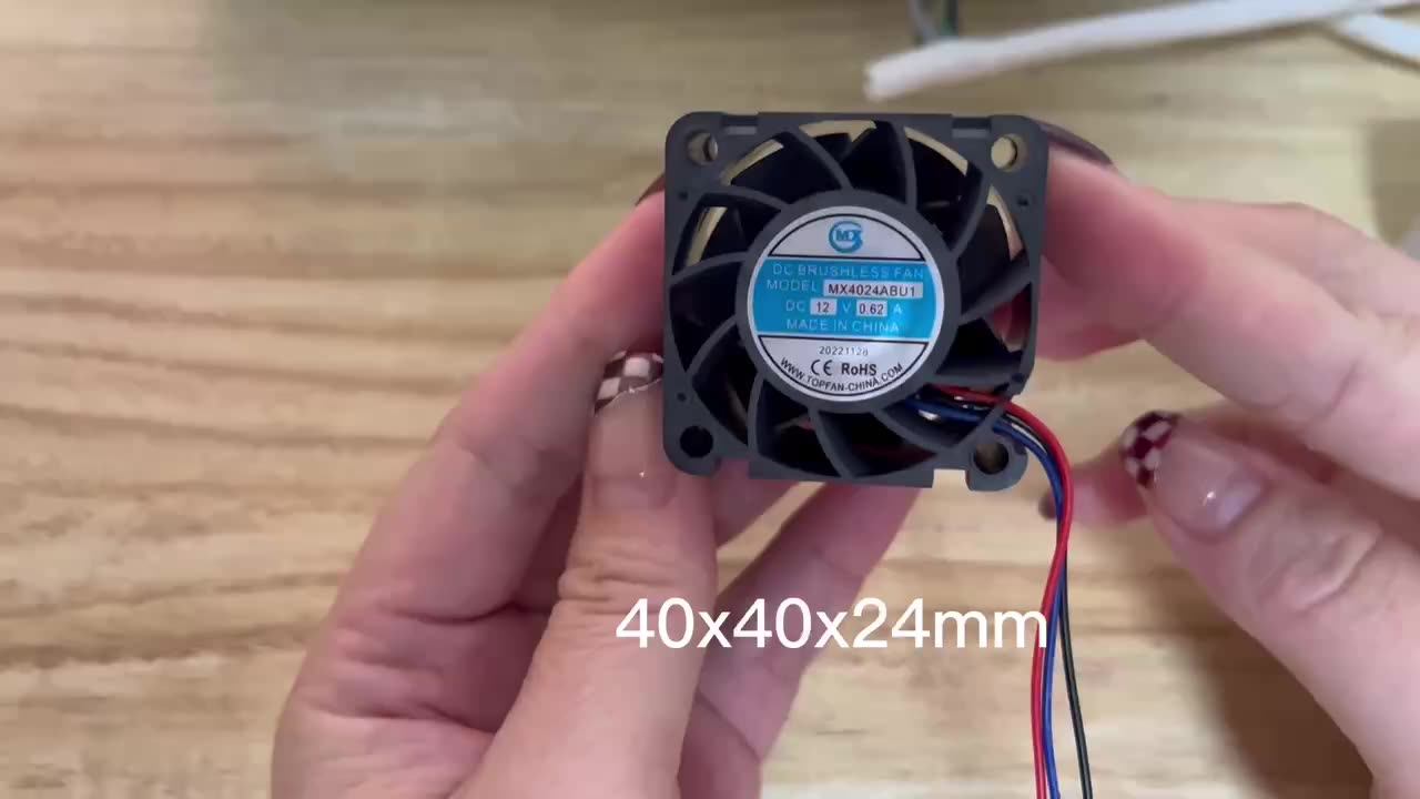 Fan Axial 40x24mm Bldc Fans Fan Tubeaxial 5vdc Square -40mm L X 40mm H ...