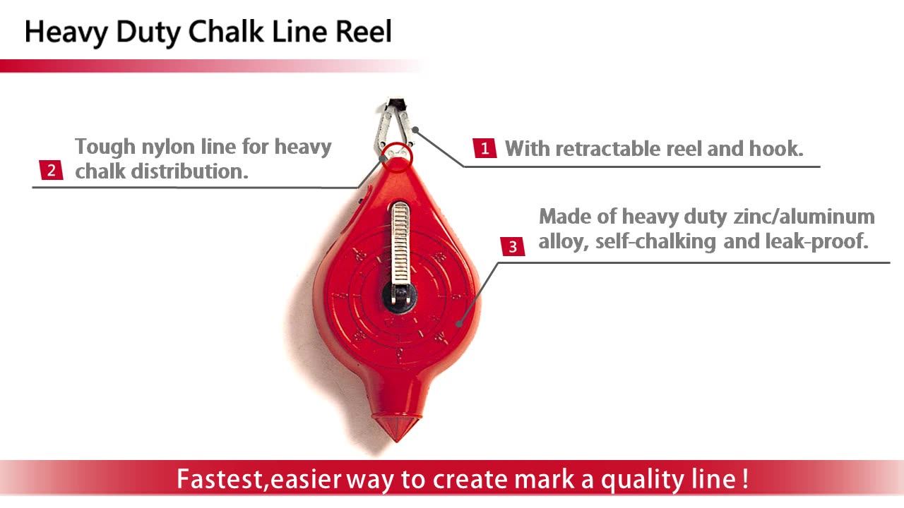 Taiwan Made Construction Marking Chalk Line Reel Woodworking Tools ...