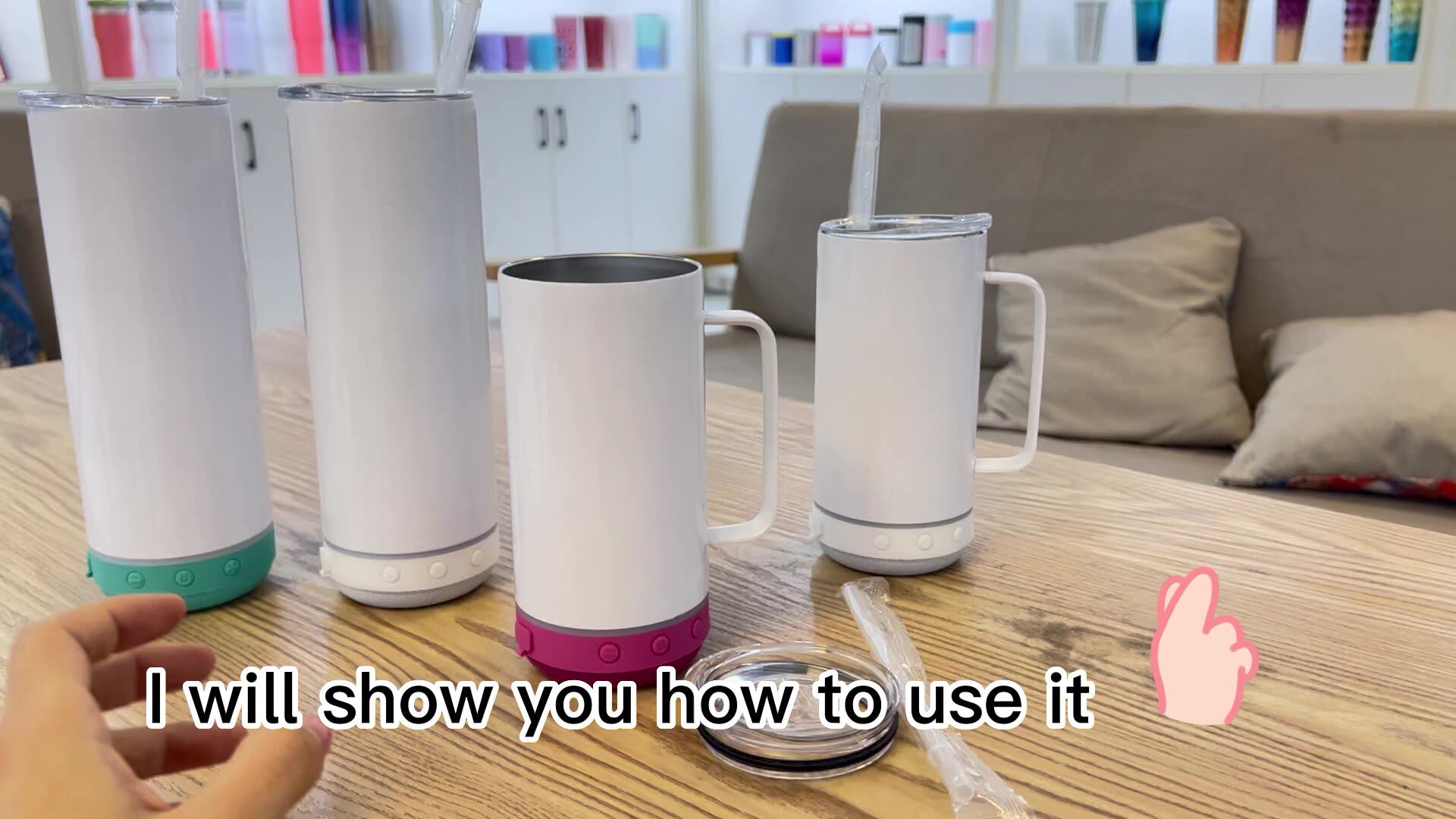 Kunde20oz Stainless Steel Wireless Speaker Tumbler Sound Electric ...