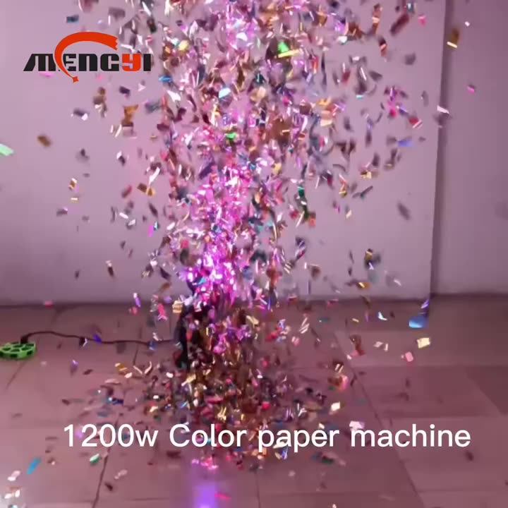 Led Electric Confetti Blower Color Paper Cannon Machine - Buy Led ...