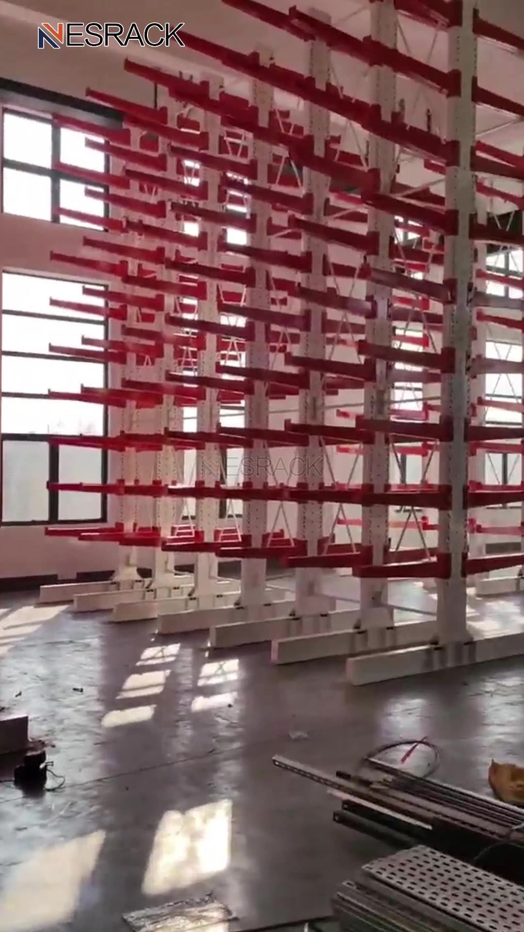 Vertical Structure Warehouse Storage Steel Pipe Storage Durable Heavy ...