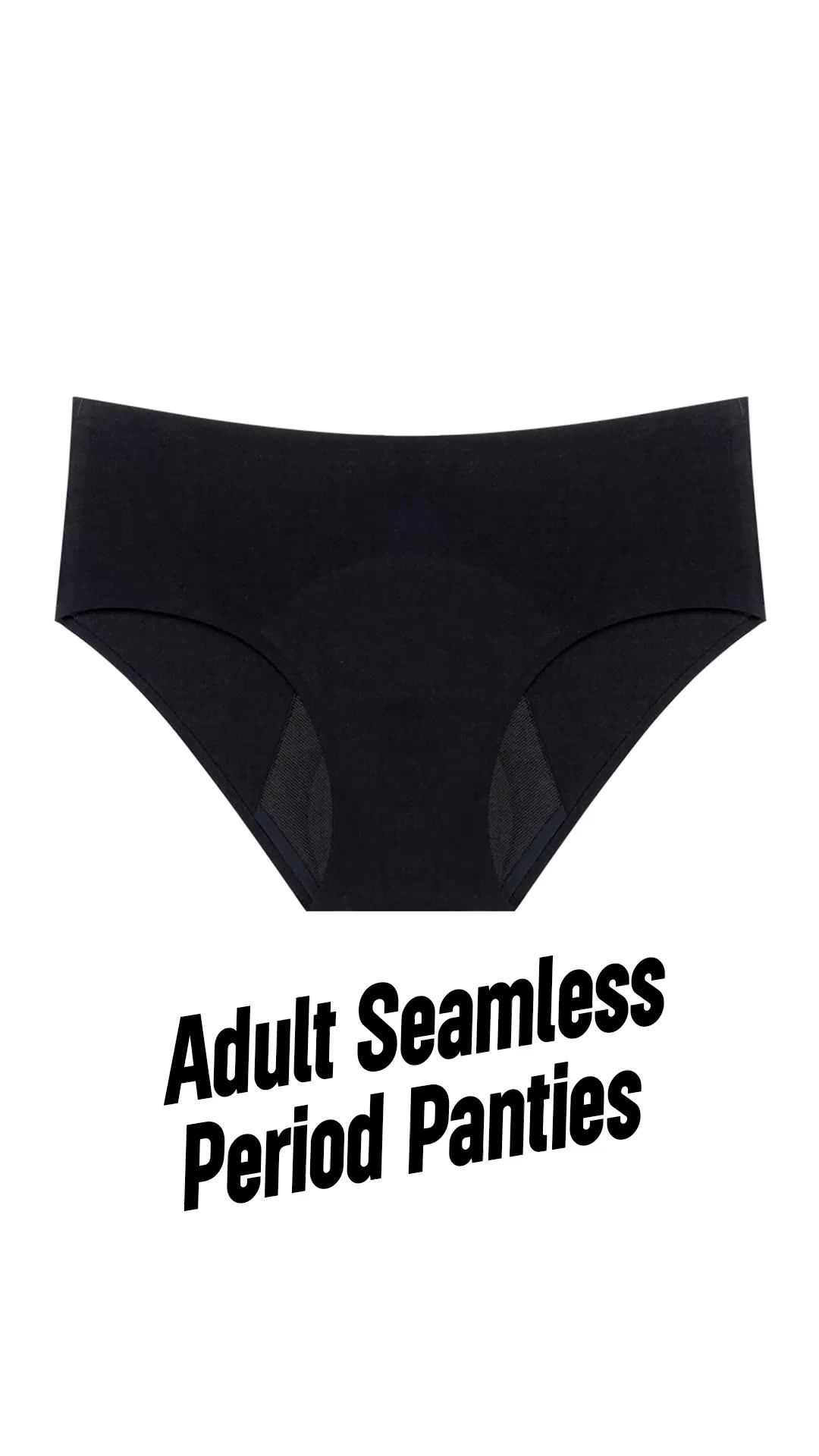 5 Layers Seamless Period Incontinence Panties Twill Cotton Washable ...