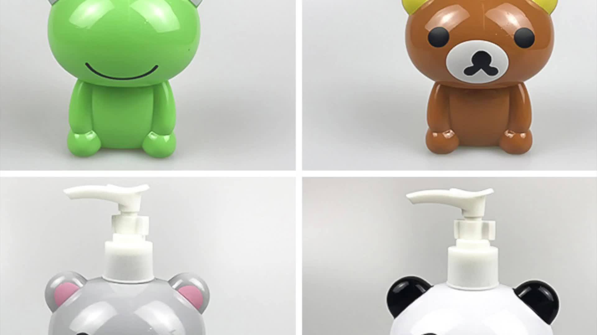 Manufacturer 12oz 350ml Children Cute Cartoon Plastic Shampoo Bottle ...