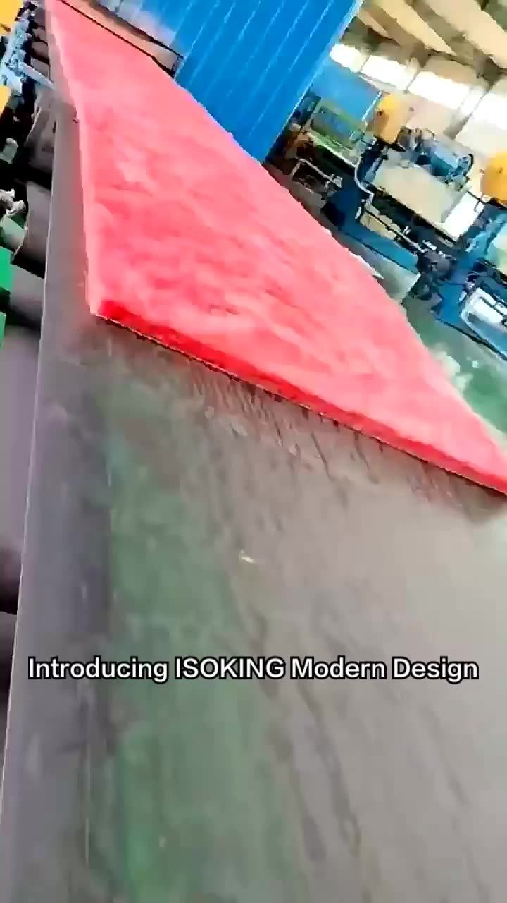 Isoking Modern Design Thermal Insulation Blanket Pink Glass Wool With ...