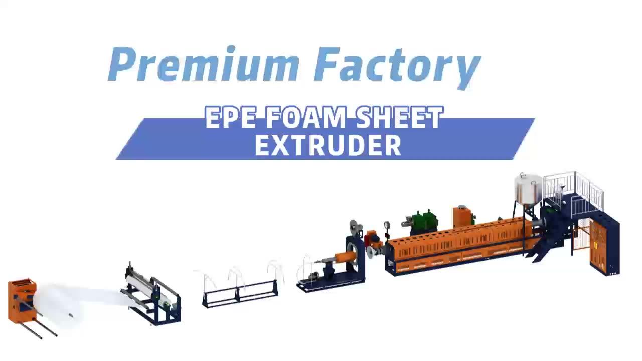 Pe Foam Sheet Extruder For Flexible Corrugated Bellow Epe Foam Sheet ...