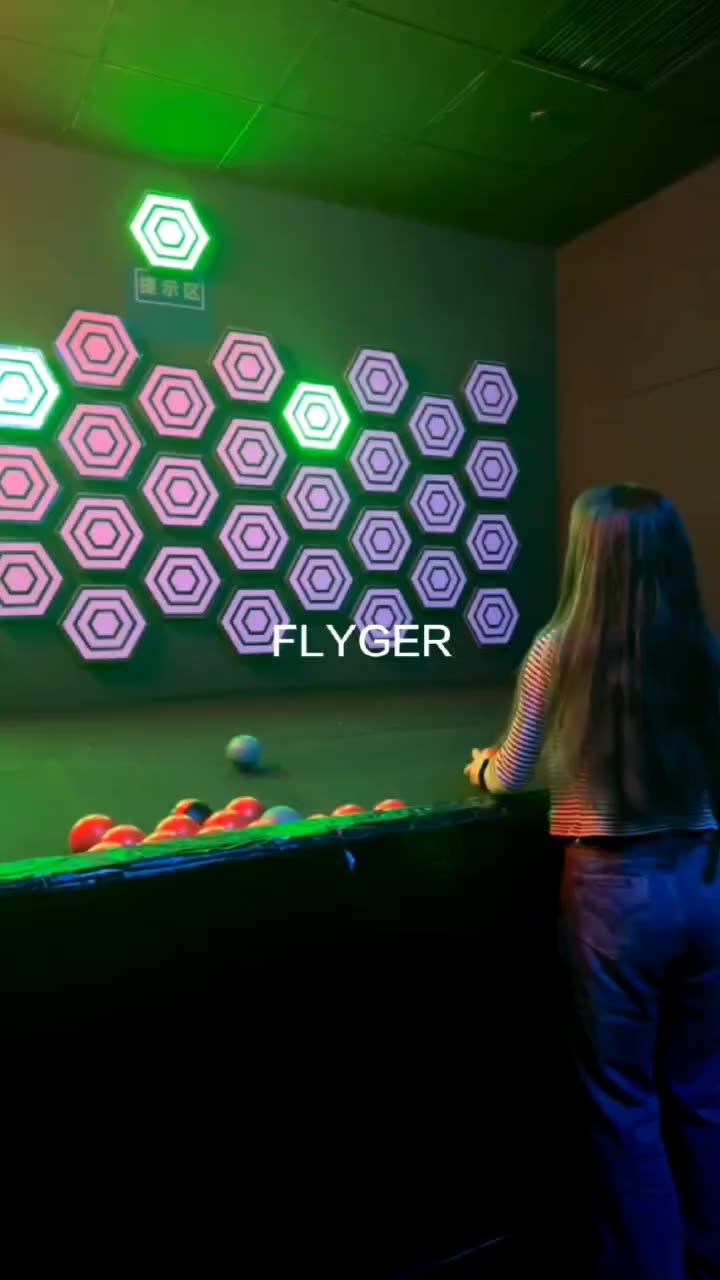 Wall Interactive Arena Toss Target Kids Game Led Activate Games For ...