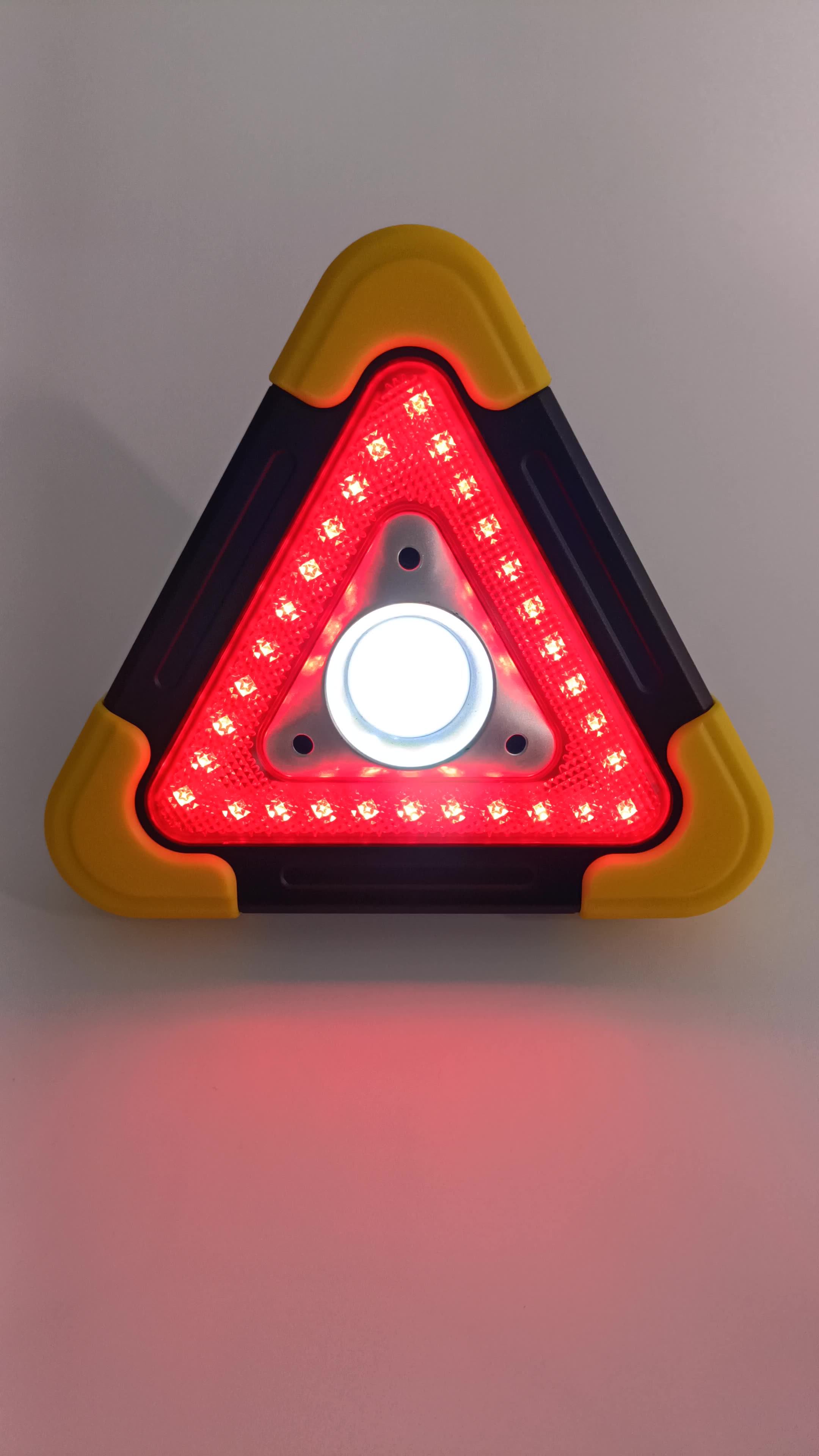 Led Triangle Warning Light Traffic Warning Triangle Safety Light ...