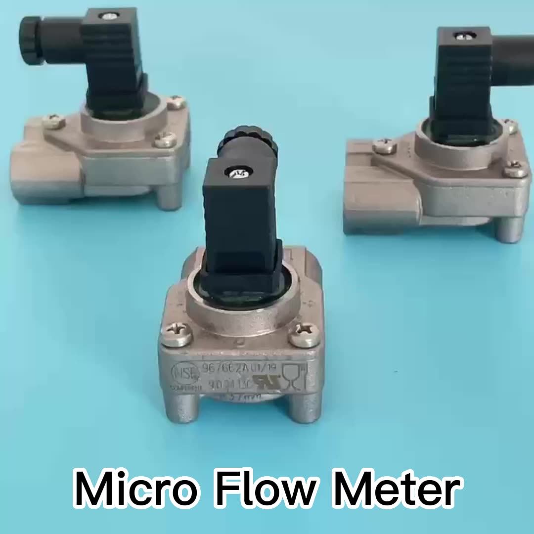 Small Flow Rate Flow Meter Methanol Gasoline Diesel Water Current Meter ...