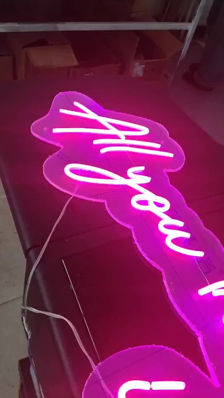 Hustle Electronic Signs Led Light Logo China Custom 12v Sign Custom ...