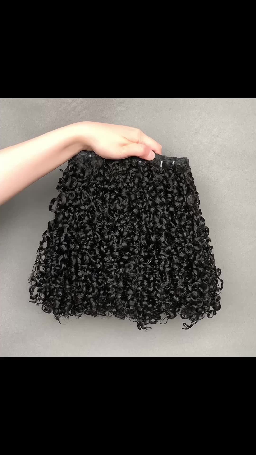 Super Double Drawn Funmi Hair Peruvian Virgin Human Hair Natural Black ...